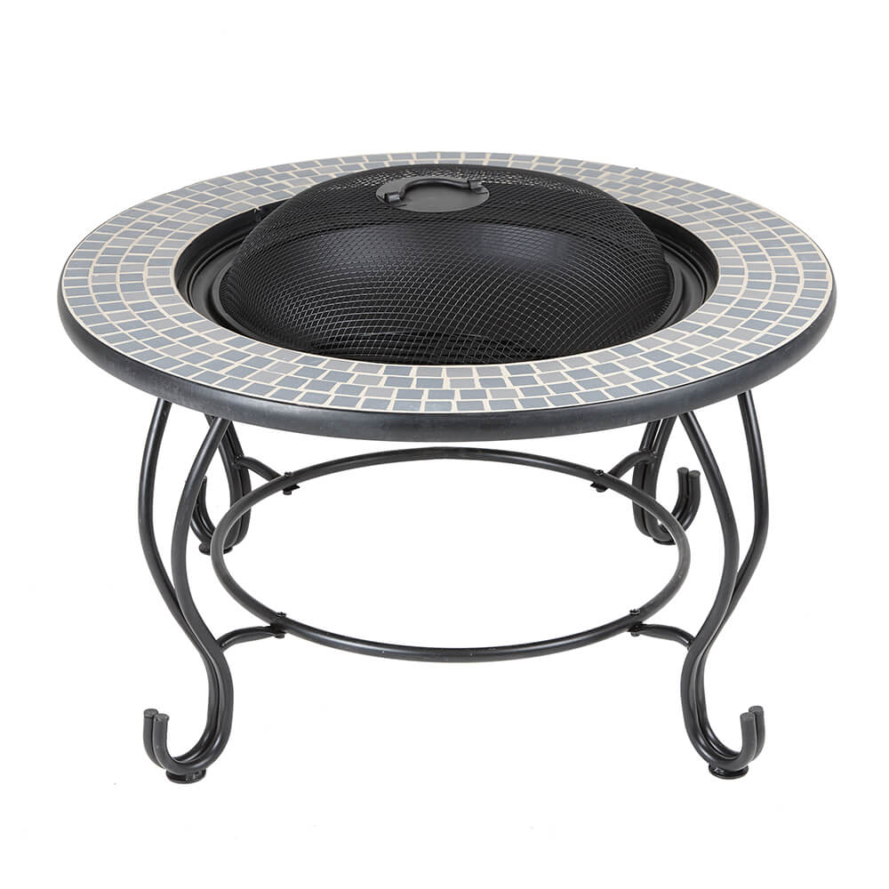 4-in-1 Ceramic Table, Fire Pit, BBQ & Ice Cooler - Trueshopping