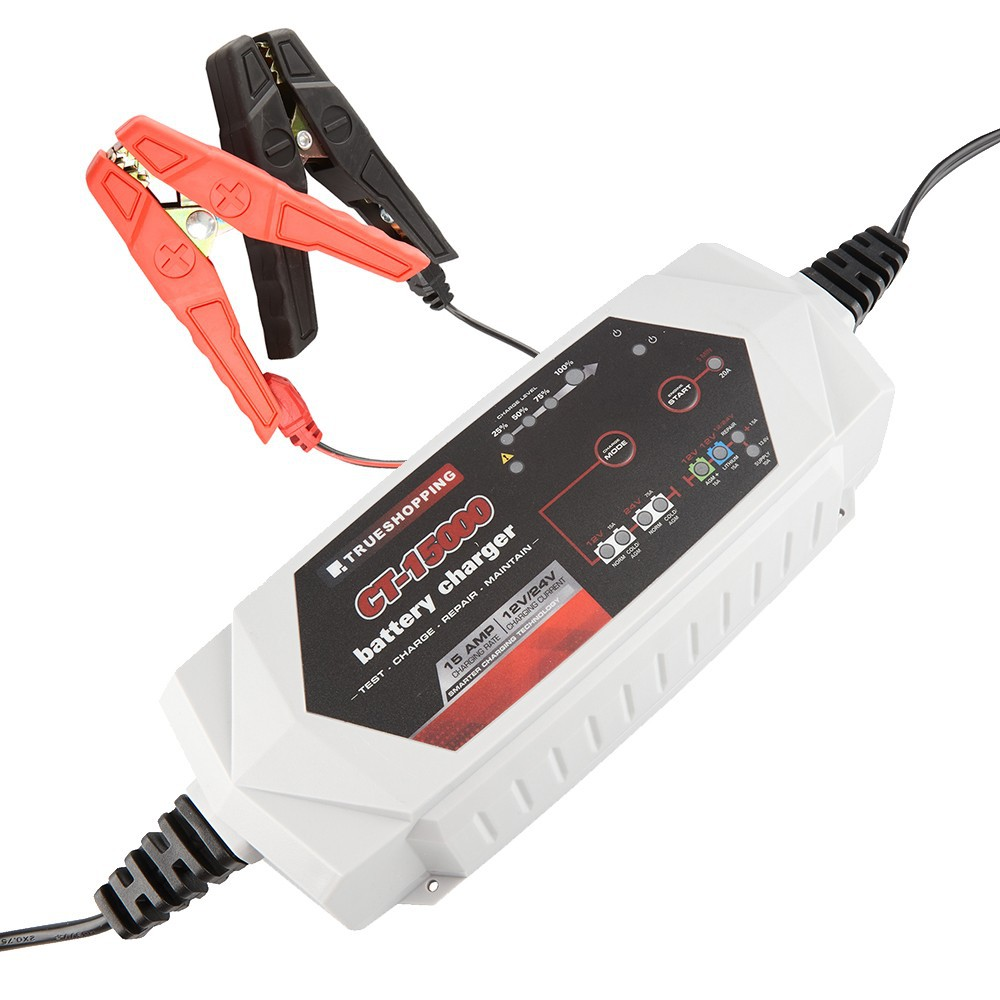 Portable Automatic Battery Charger & Maintainer - Trueshopping