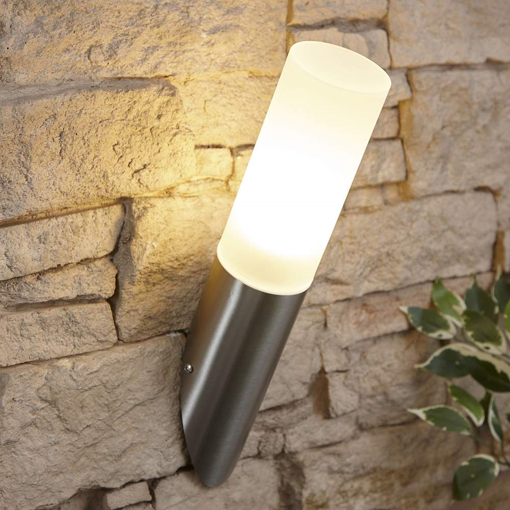 Biard LED Stainless Steel Angled Wall Light - Trueshopping
