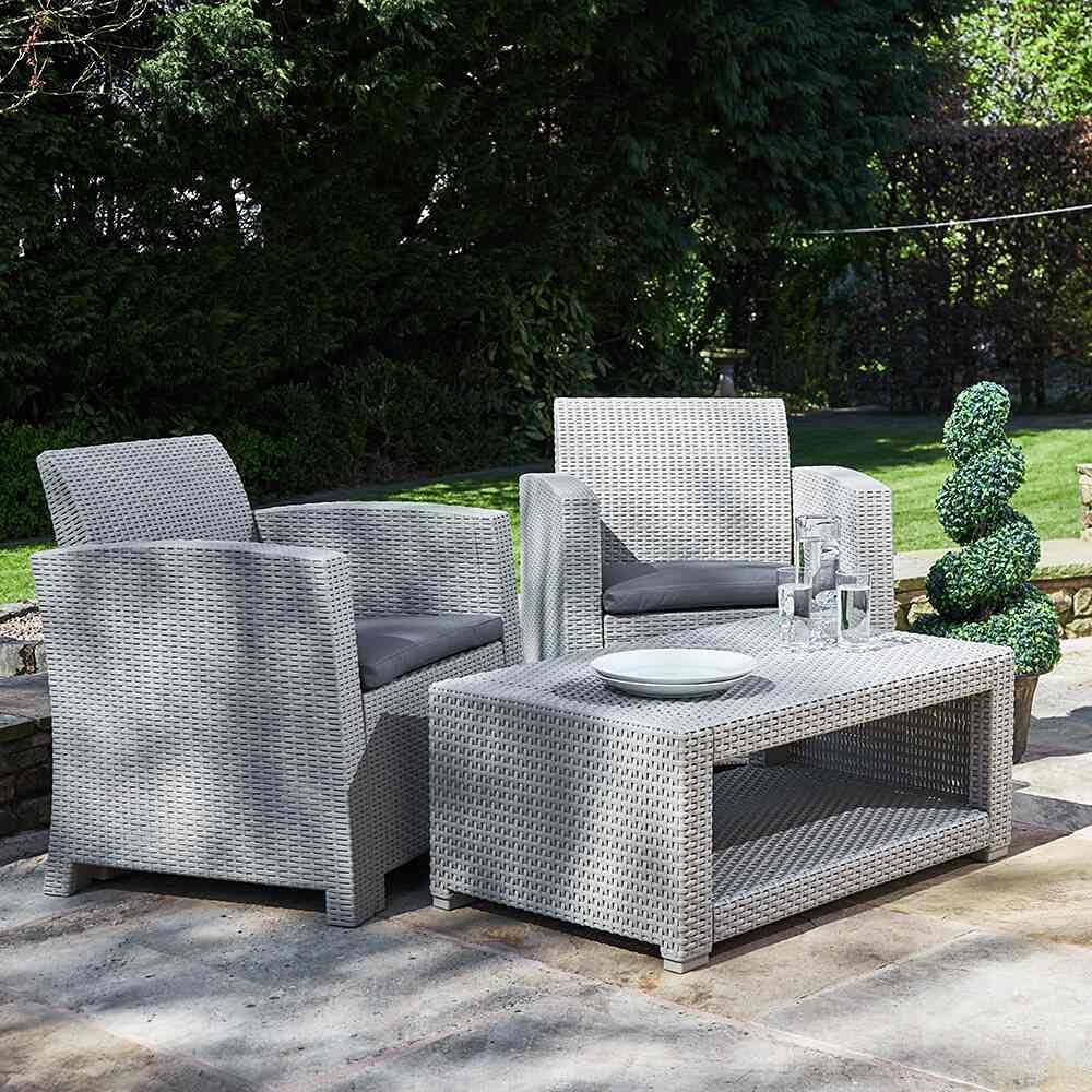 Marbella 2-Seater Rattan Armchair Furniture Set